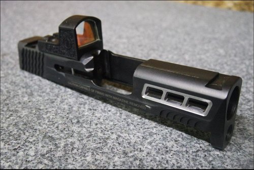 Glock 19 Glock 17 Glock 22 Optic Cut — Pine Wood Machining Corp