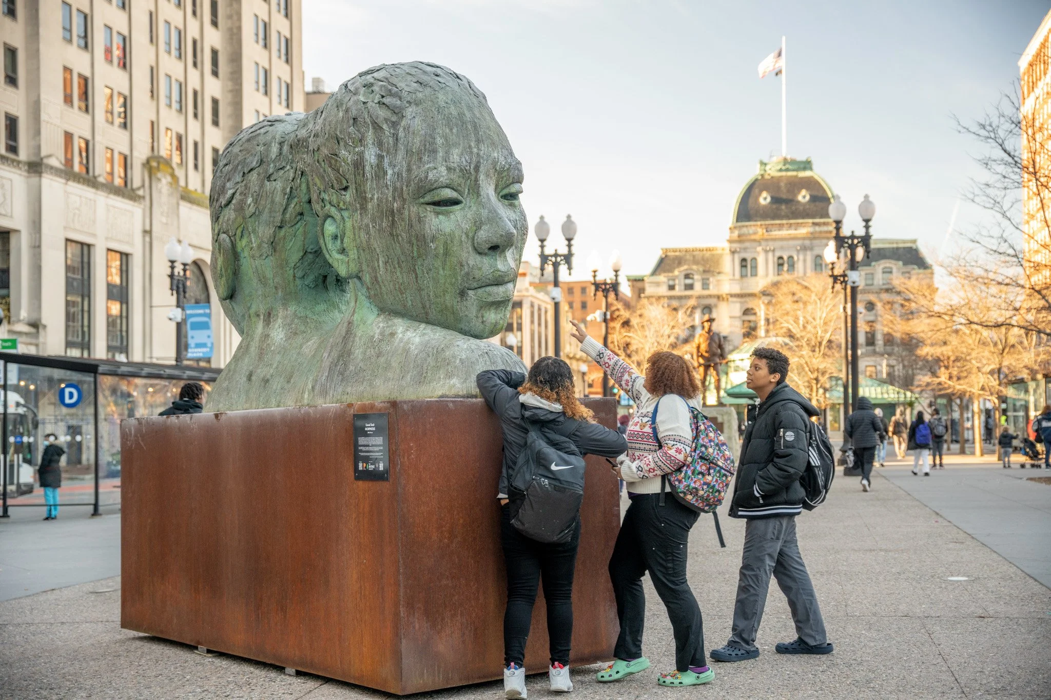 Morphous Sculpture by Lionel Smit in Kennedy Plaza — LIONEL SMIT