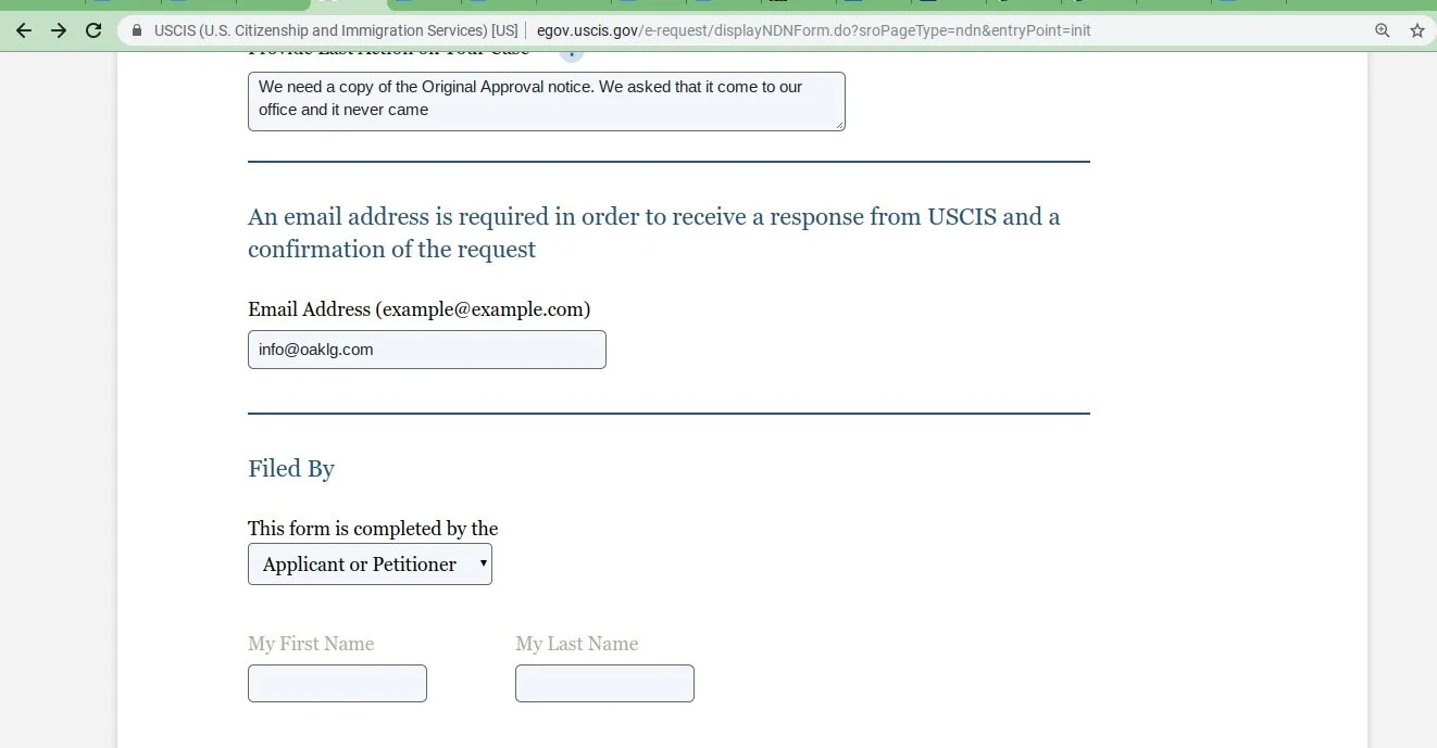 How To Submit Request For A Missing Notice From USCIS — Sherrod Sports ...