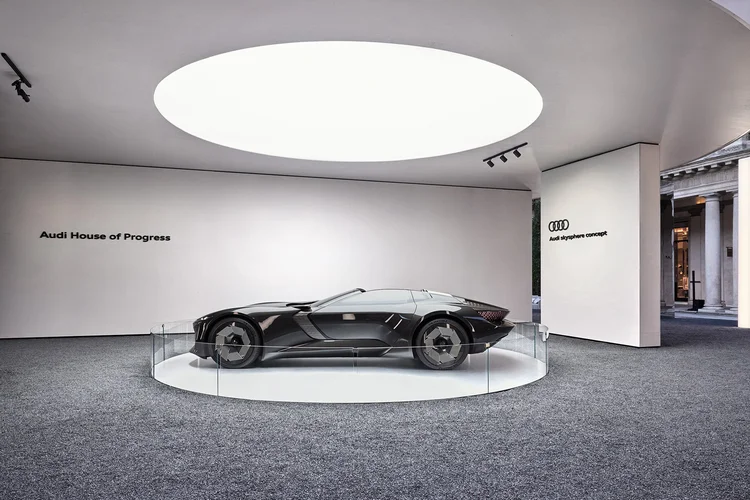 ellectric — Audi House of Progress with the "The Domino Act" design ...