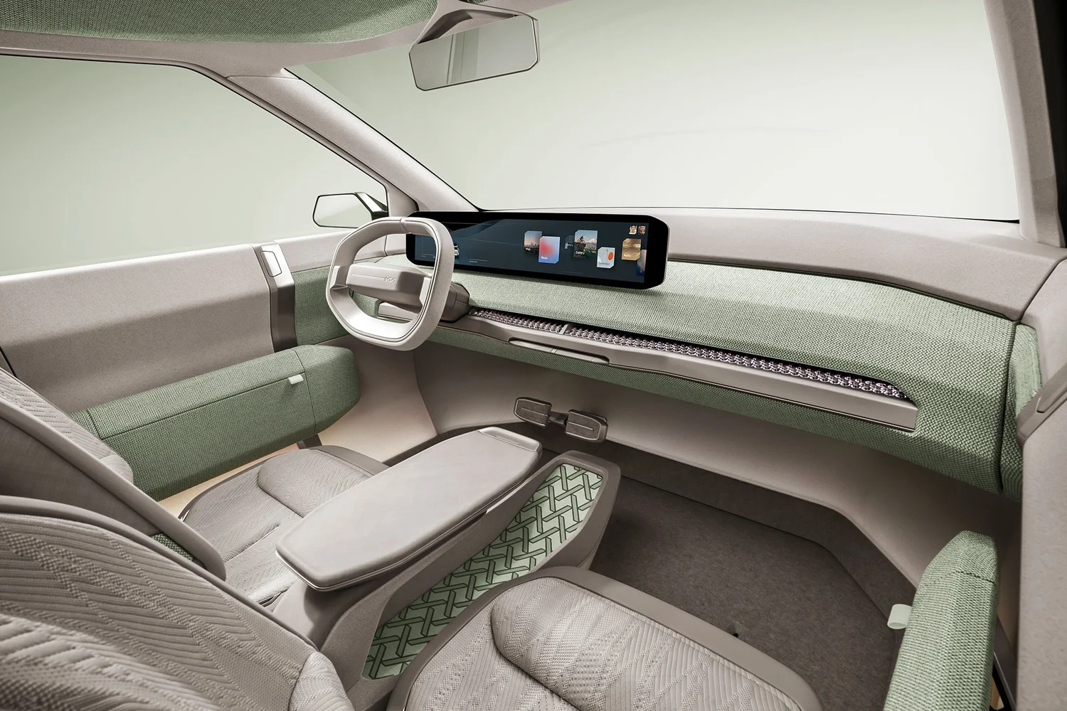 ellectric — The futuristic KIA EV3 and EV4 interior design concepts ...
