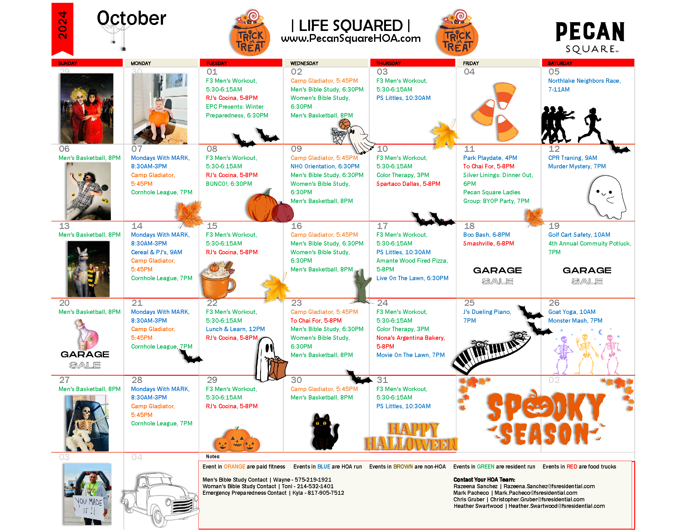 Calendar — Pecan Square