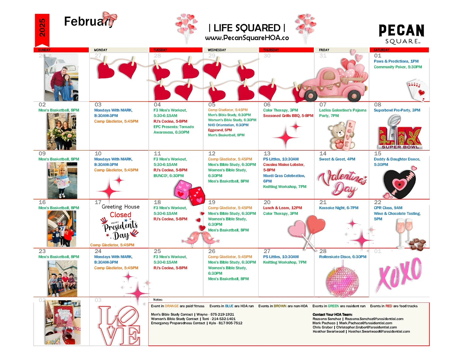 Calendar — Pecan Square