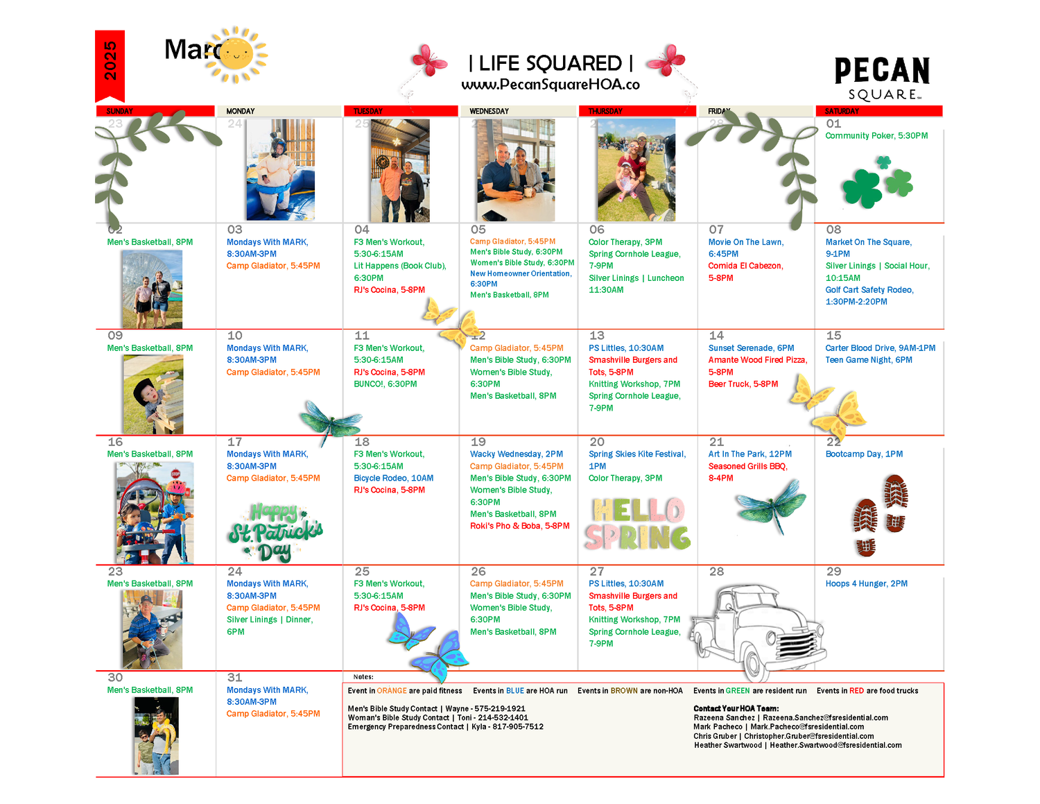Calendar — Pecan Square