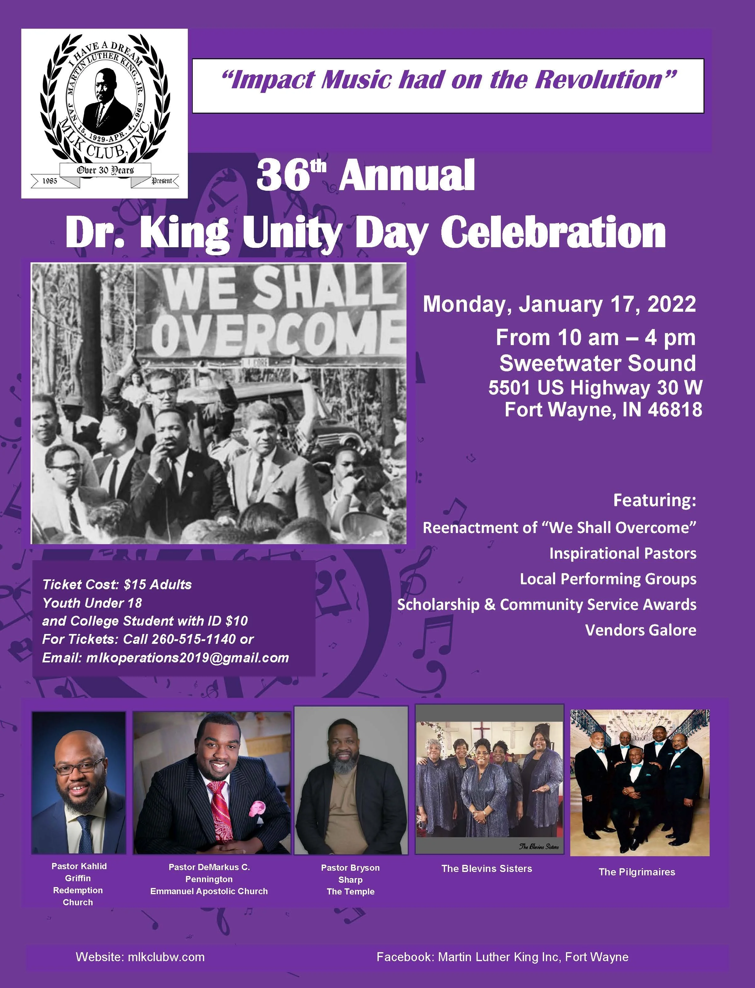 New Events — MLK Club Inc.