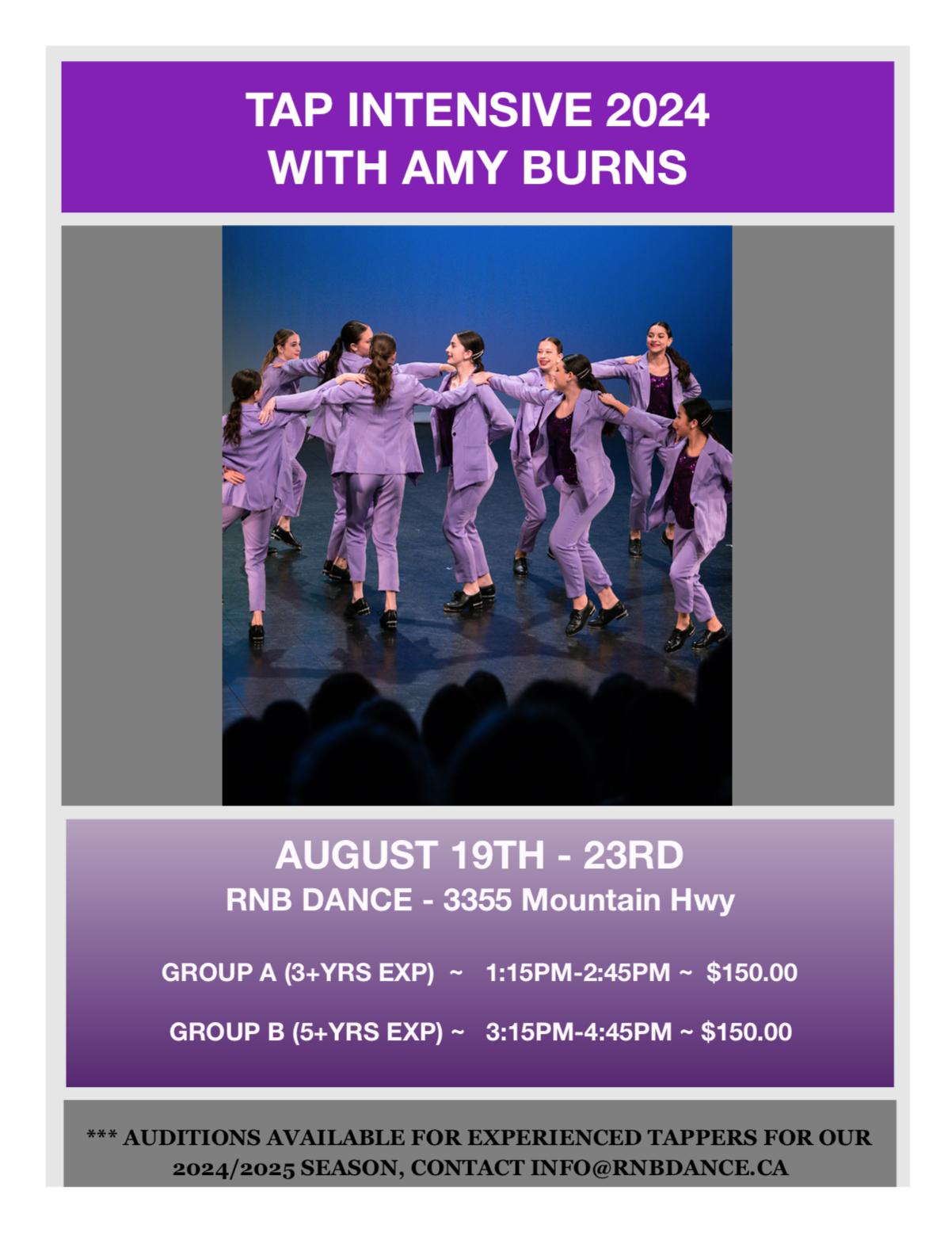 Camps & Summer Programs — RNB Dance