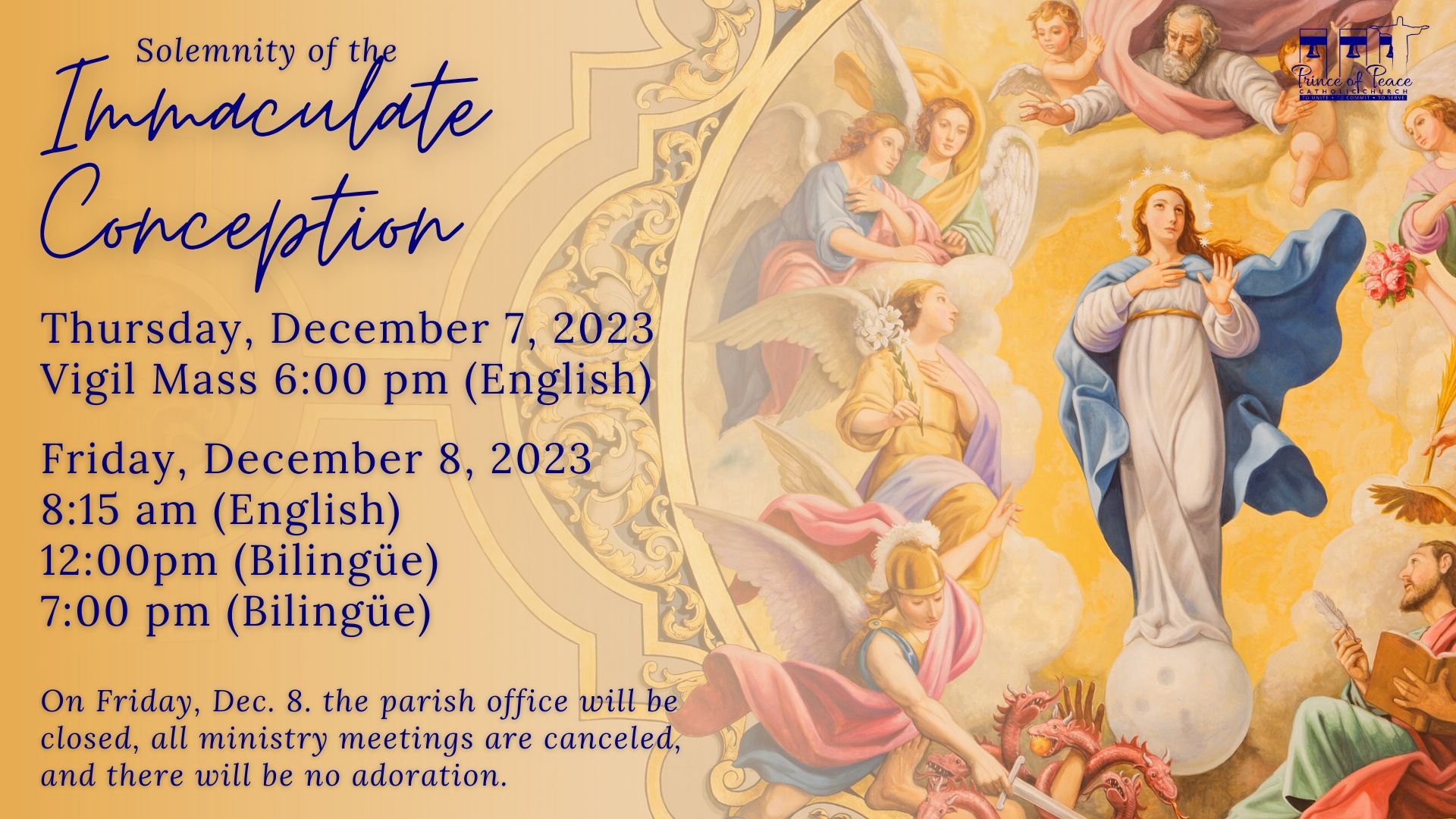 News & Events | Prince of Peace Catholic Church, San Antonio TX