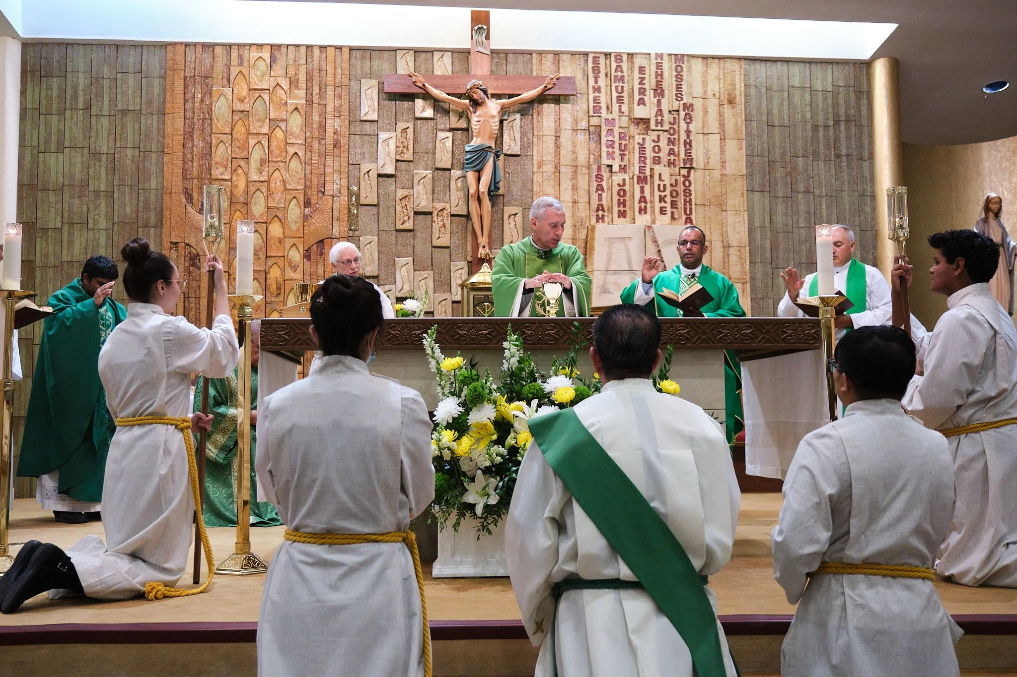 Priest In Church