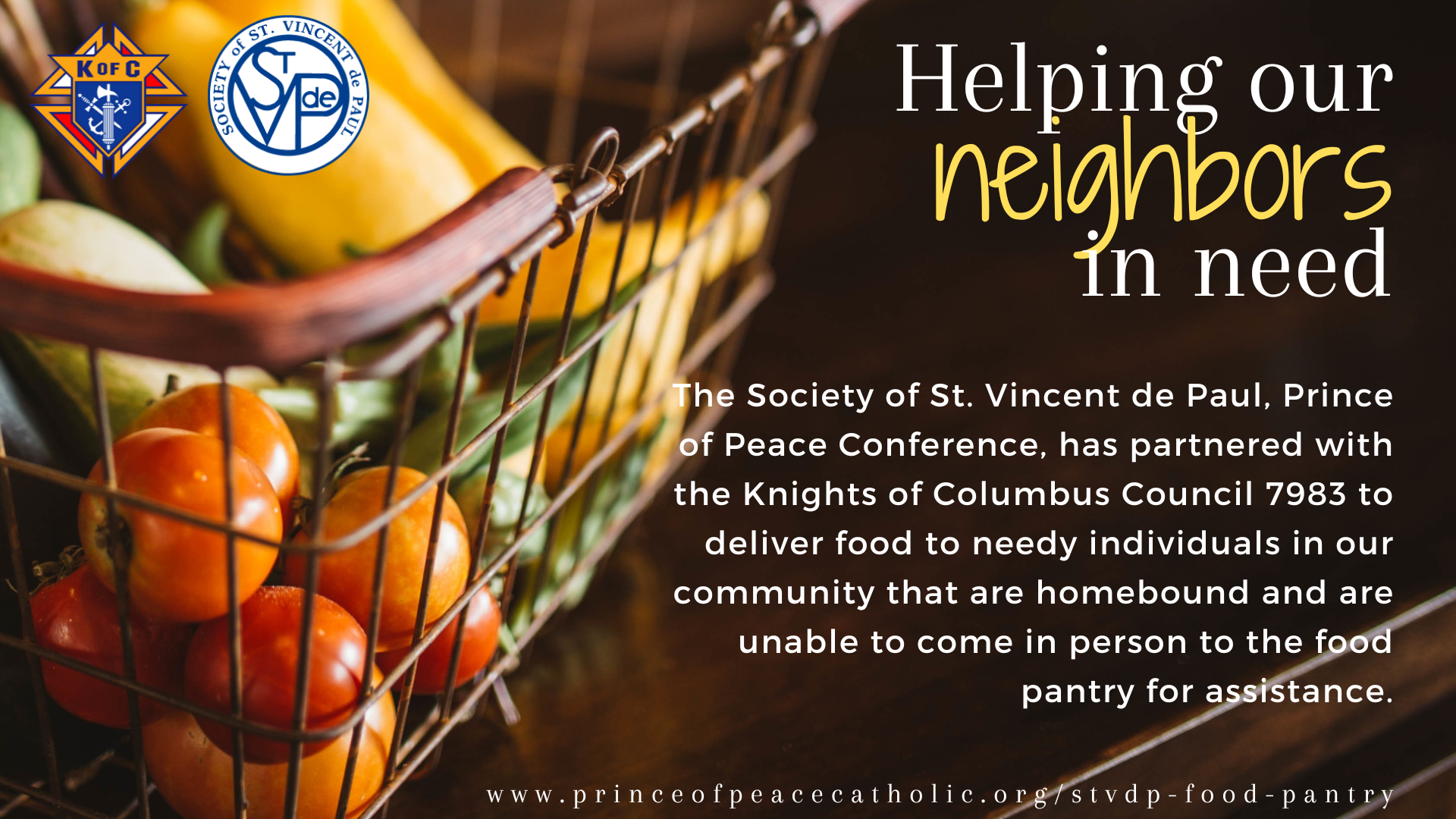 Food Pantry | Prince of Peace Catholic Church, San Antonio TX