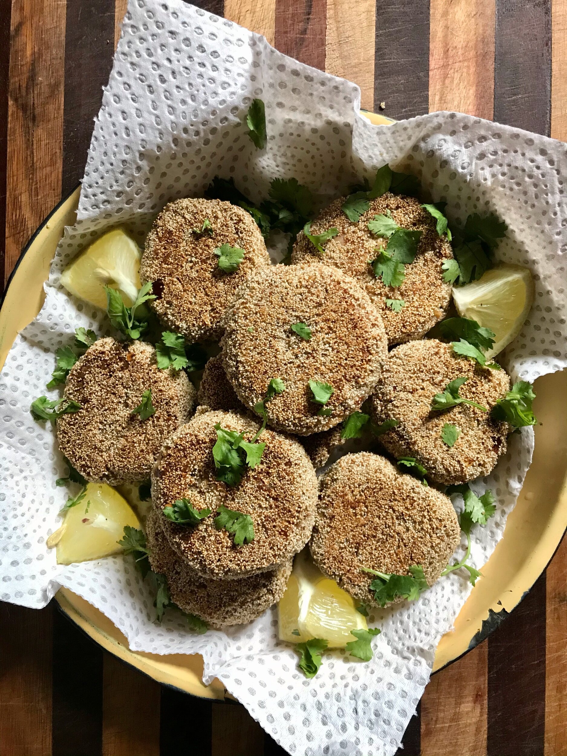 Tuna Fish Cakes — On The Board