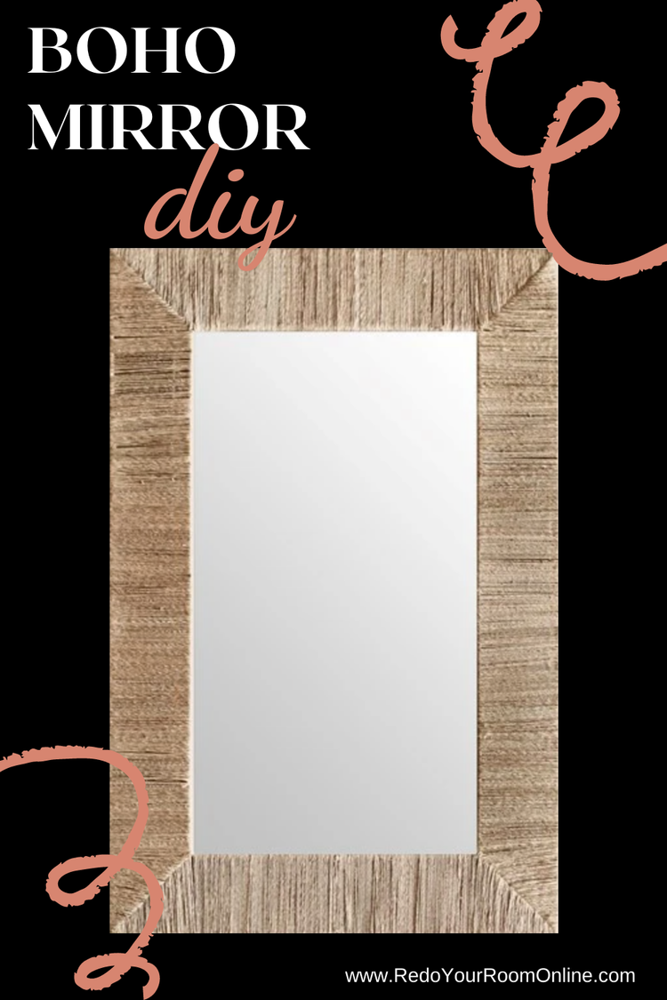Boho Mirror DIY You Can Actually Do — Julie A Jamison