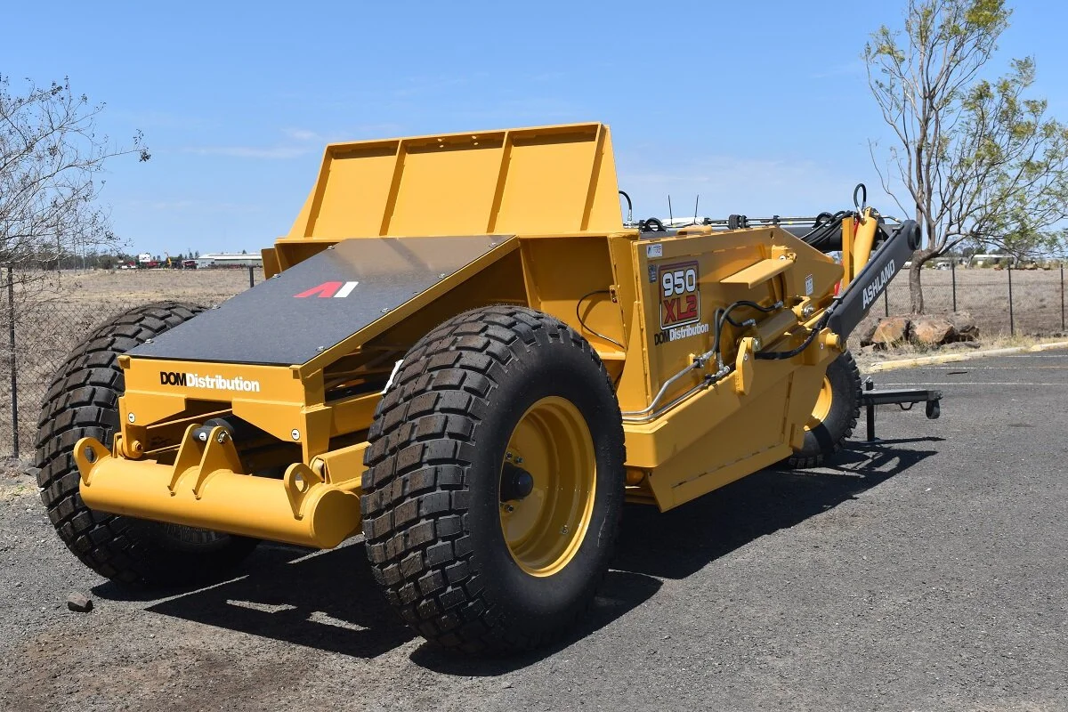 Ashland 950XL2 Dolly Wheel Scraper Sales & Hire — DOM Distribution