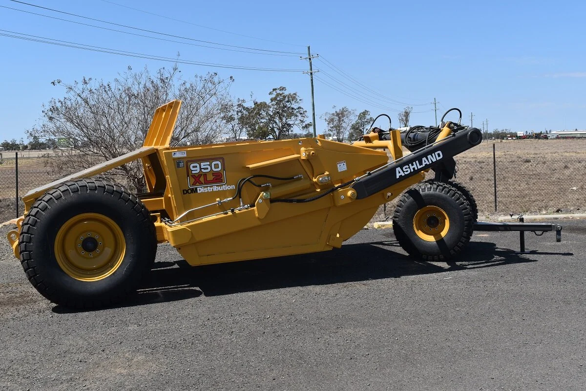 Ashland 950XL2 Dolly Wheel Scraper Sales & Hire — DOM Distribution