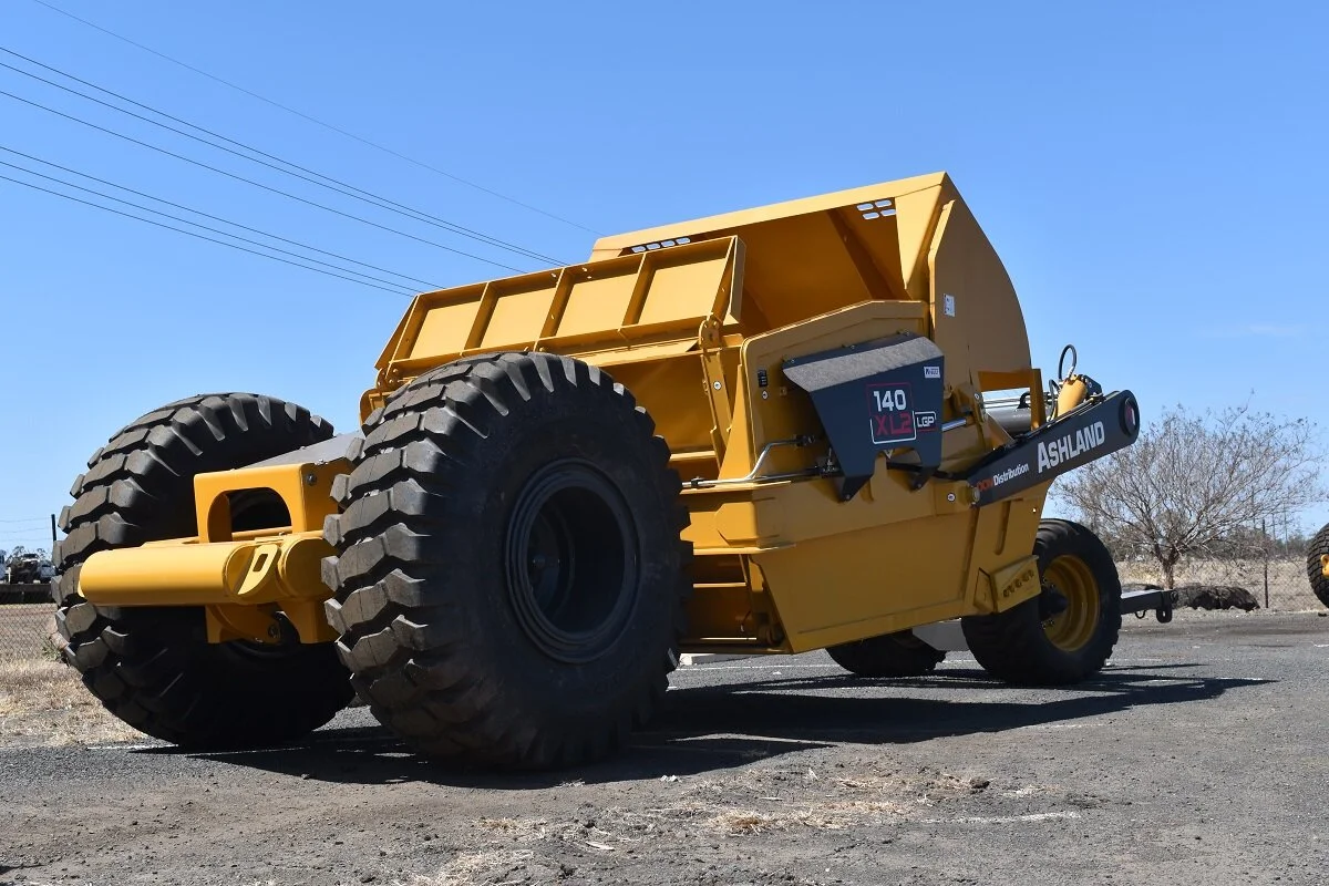 Ashland 140XL2-LGP Dolly Wheel Scraper Sales & Hire — DOM Distribution