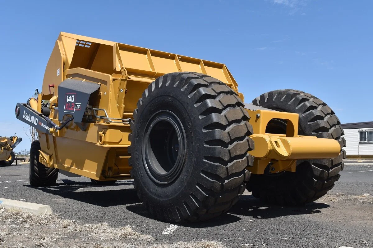 Ashland 140XL2-LGP Dolly Wheel Scraper Sales & Hire — DOM Distribution