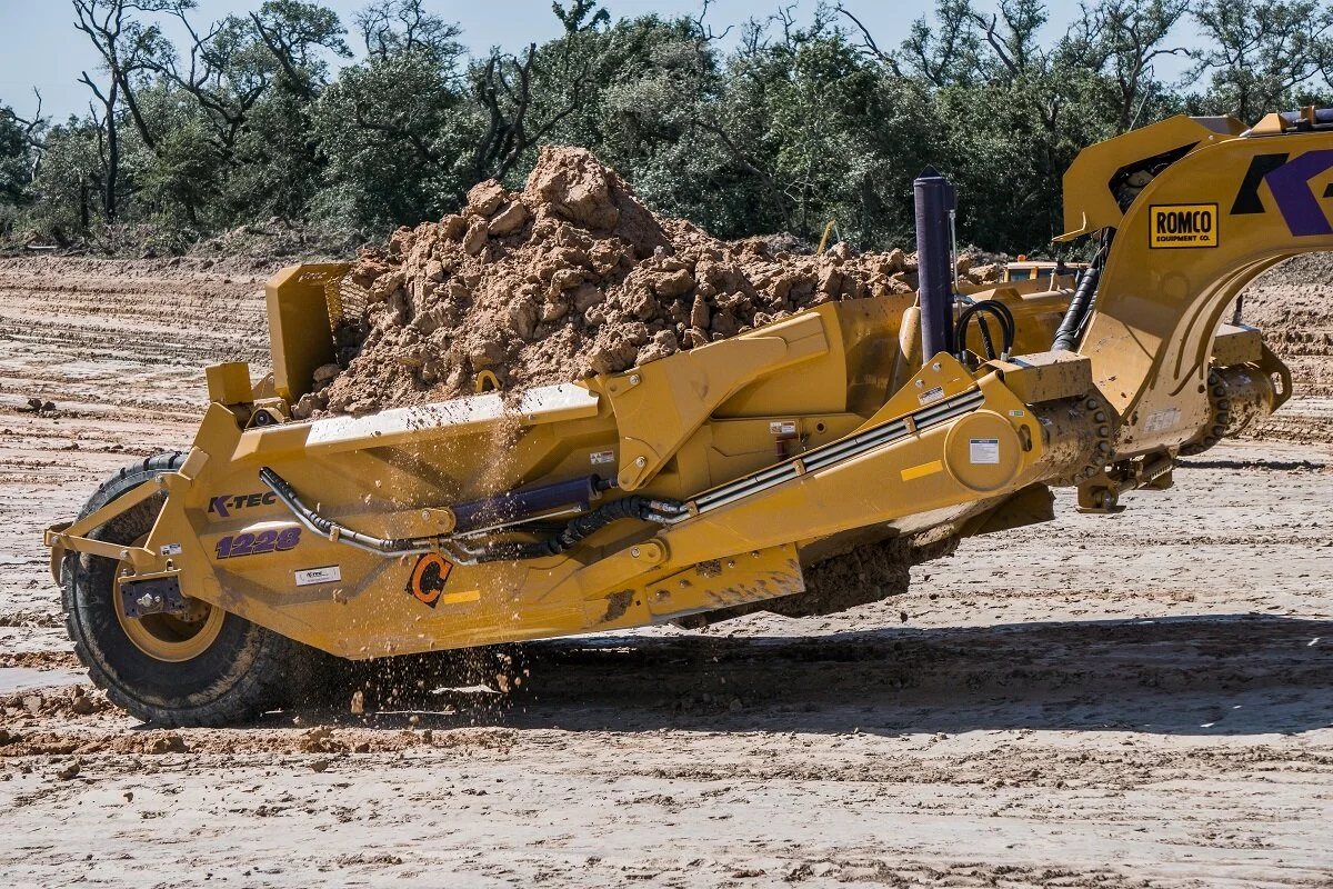 K-Tec 1228 ADT Scraper Sales & Hire — DOM Distribution