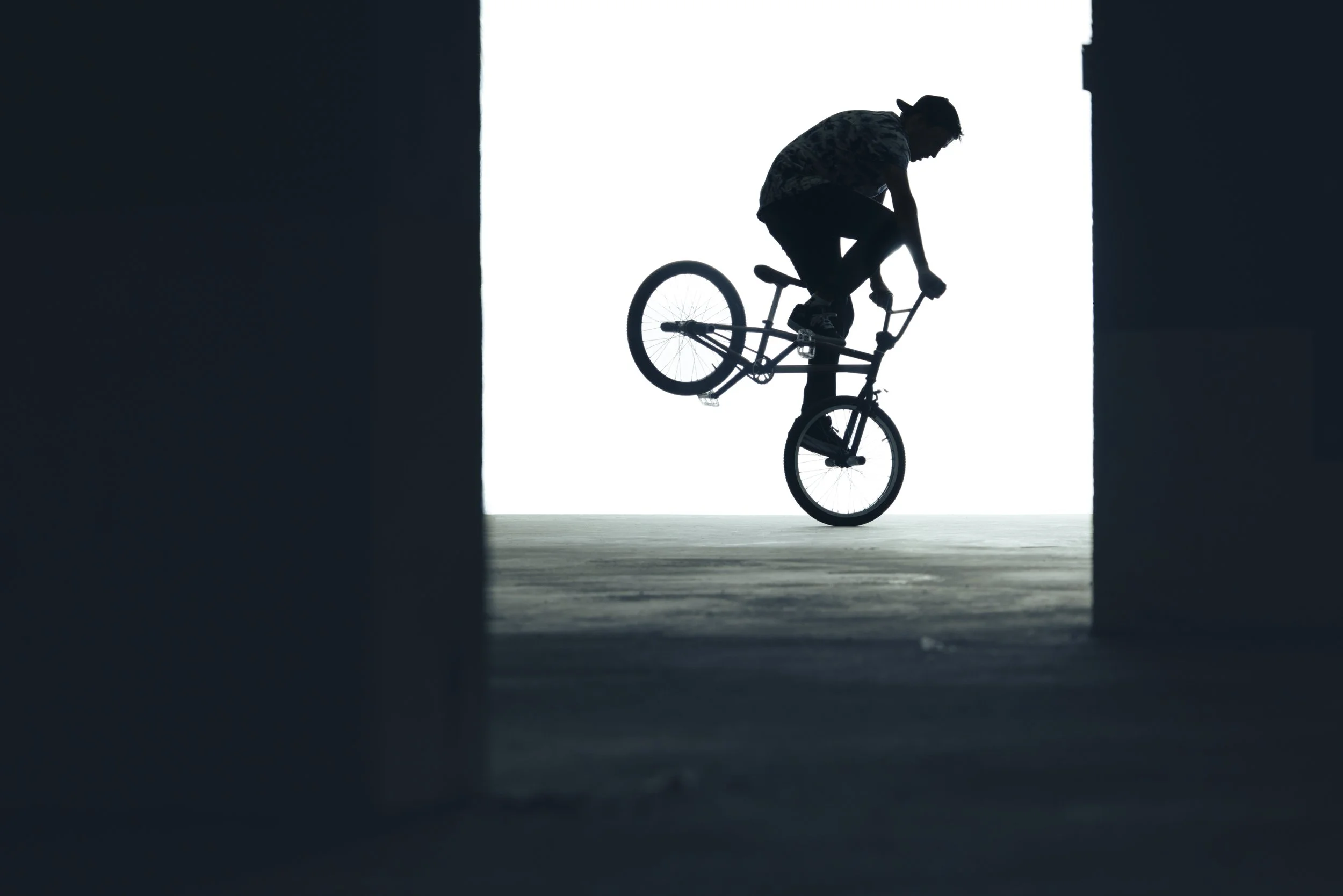 Silhouette Bike — Ben Girardi Photography