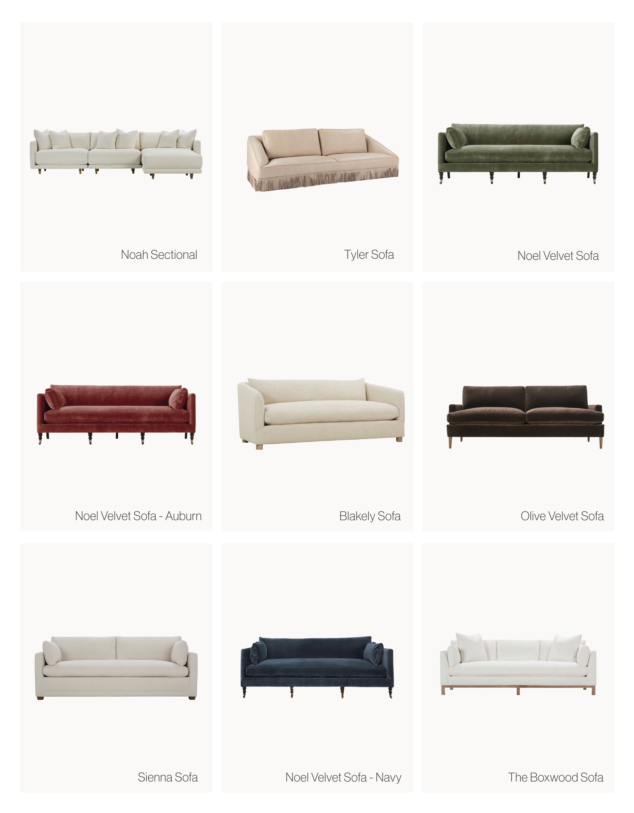 The Sofa Guide — HOUSE SPRUCING