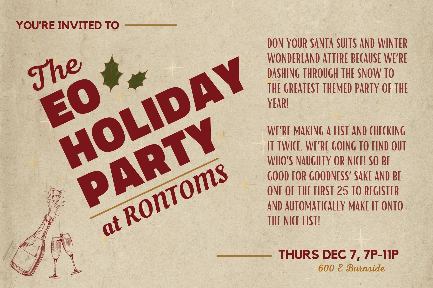 Upcoming Events — EO Portland