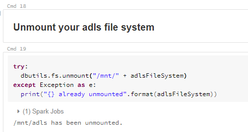 Connecting Azure Databricks to Azure Data Lake Store (ADLS) Gen2 Part 2 ... Connecting Azure Databricks to Azure Data Lake Store (ADLS) Gen2 Part 2 ...