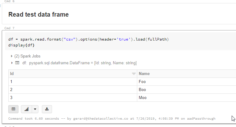 Connecting Azure Databricks to Azure Data Lake Store (ADLS) Gen2 Part 3 ... Connecting Azure Databricks to Azure Data Lake Store (ADLS) Gen2 Part 3 ...