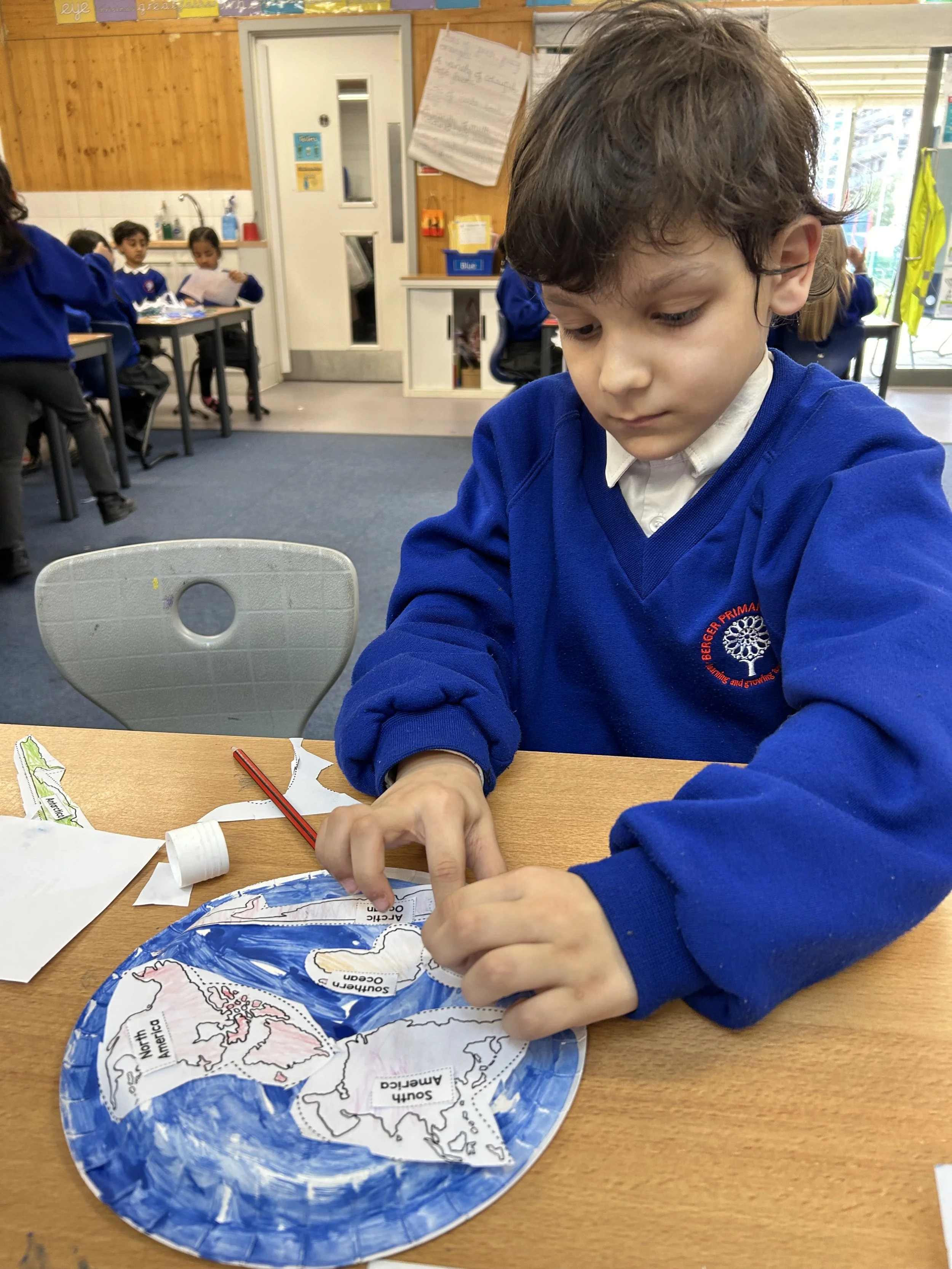 Continents and Oceans — Berger Primary School