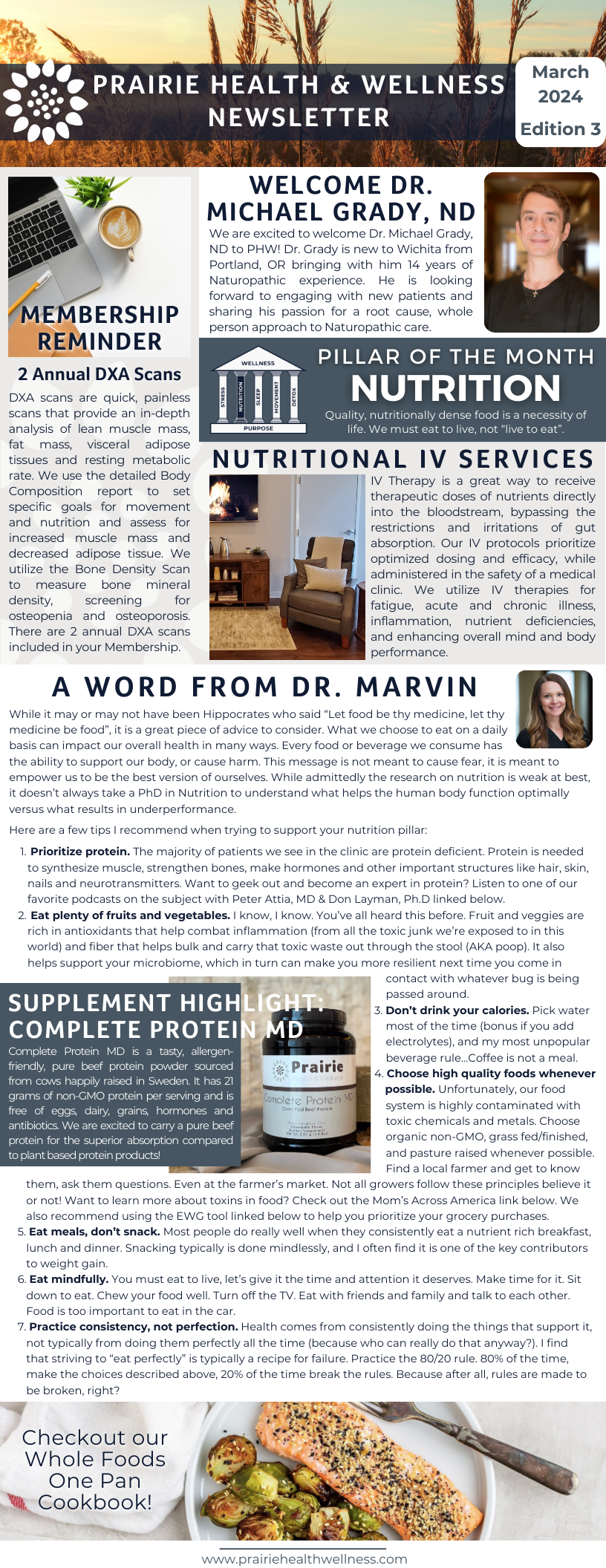 Newsletter Edition 3 — Prairie Health & Wellness