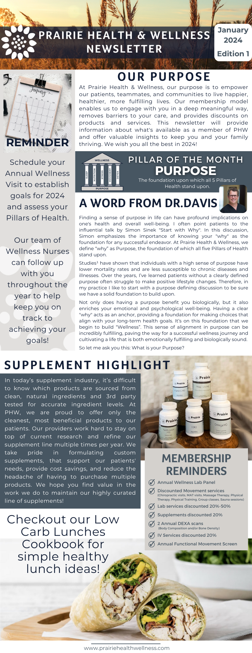 Newsletter — Prairie Health & Wellness