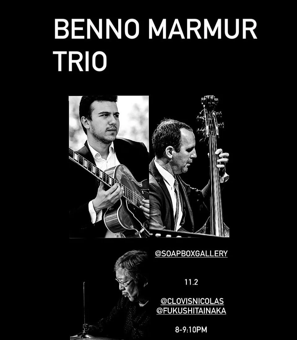 Benno Marmur Trio — Soapbox Gallery