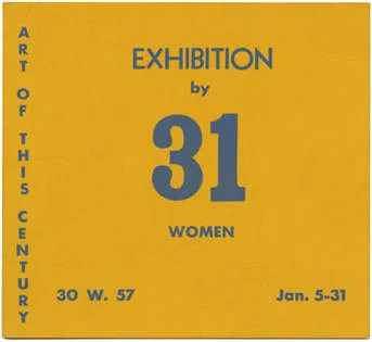 The Notorious "31 Women" Art Show of 1943 — The Gotham Center for New ...