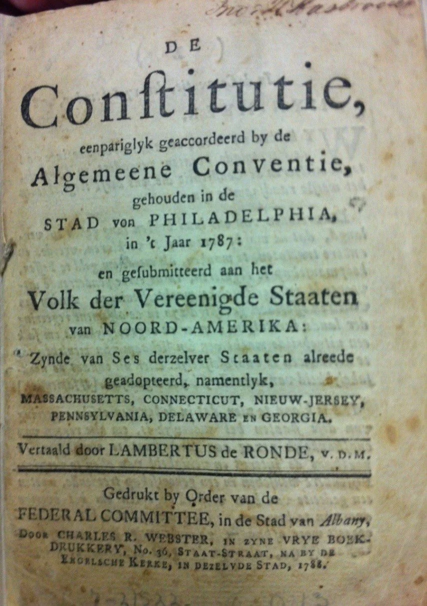 Dutch-American Stories: On the First Dutch Translation of the U.S ...