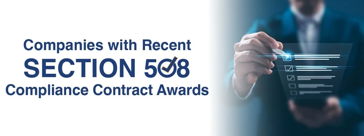 Companies with Recent Section 508 Compliance Contract Awards | VoicedIQ