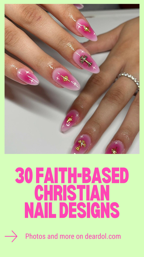Take Me To Church: 30 Faith-Based Christian Nail Designs to Wear to ...