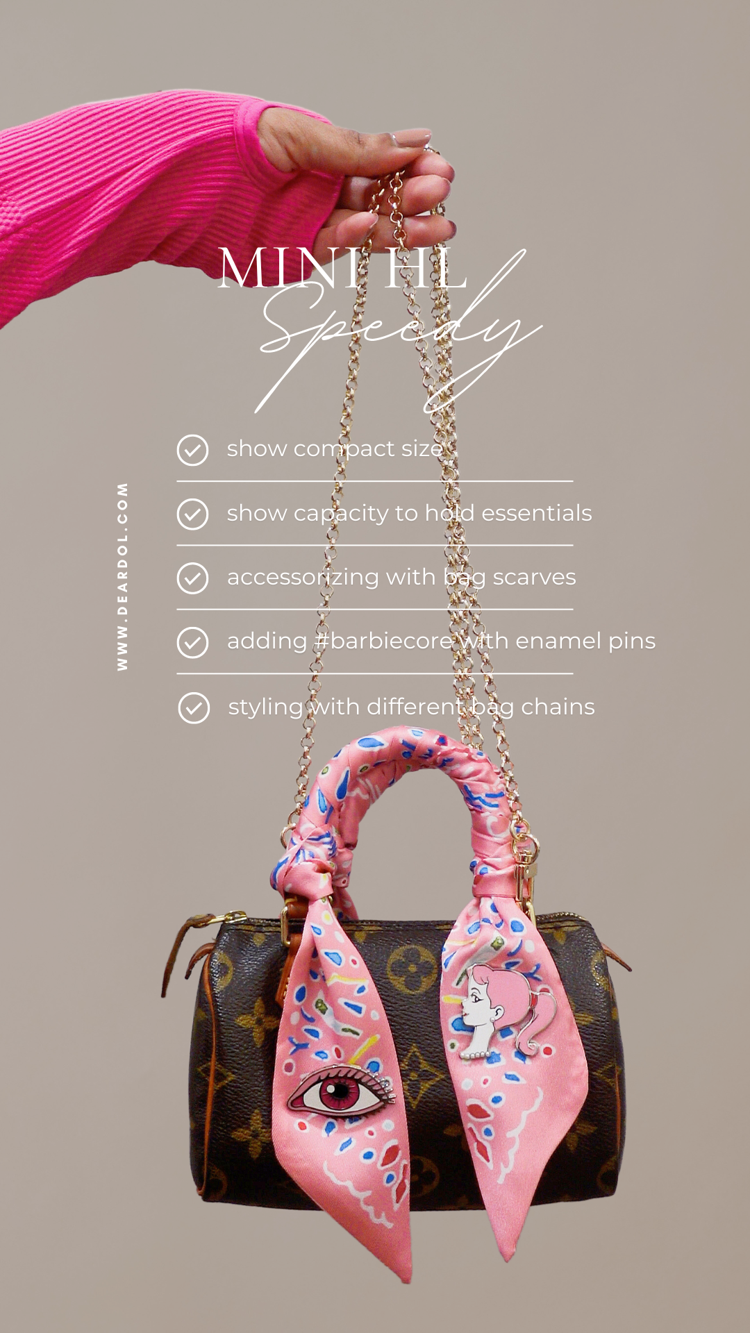 Louis Vuitton Speedy Mini HL Bag: What Fits? Styling Ideas and Mod ...