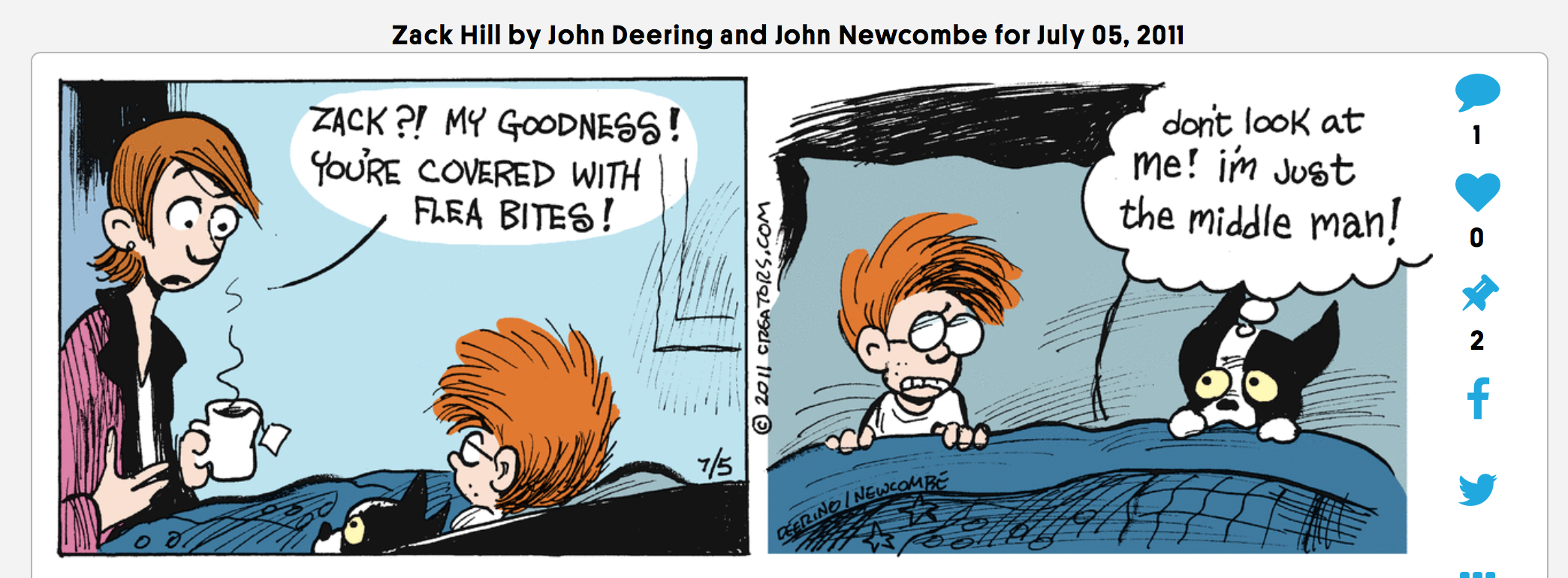 Zack Hill Comic Strip