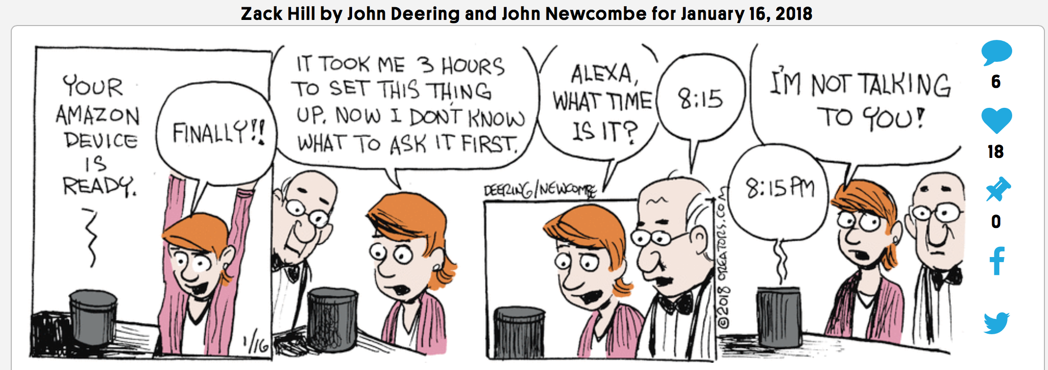 Zack Hill Comic Strip