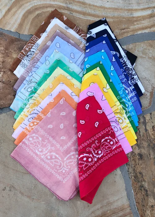 Bleached Bandanas — LouAnnChae Handmade
