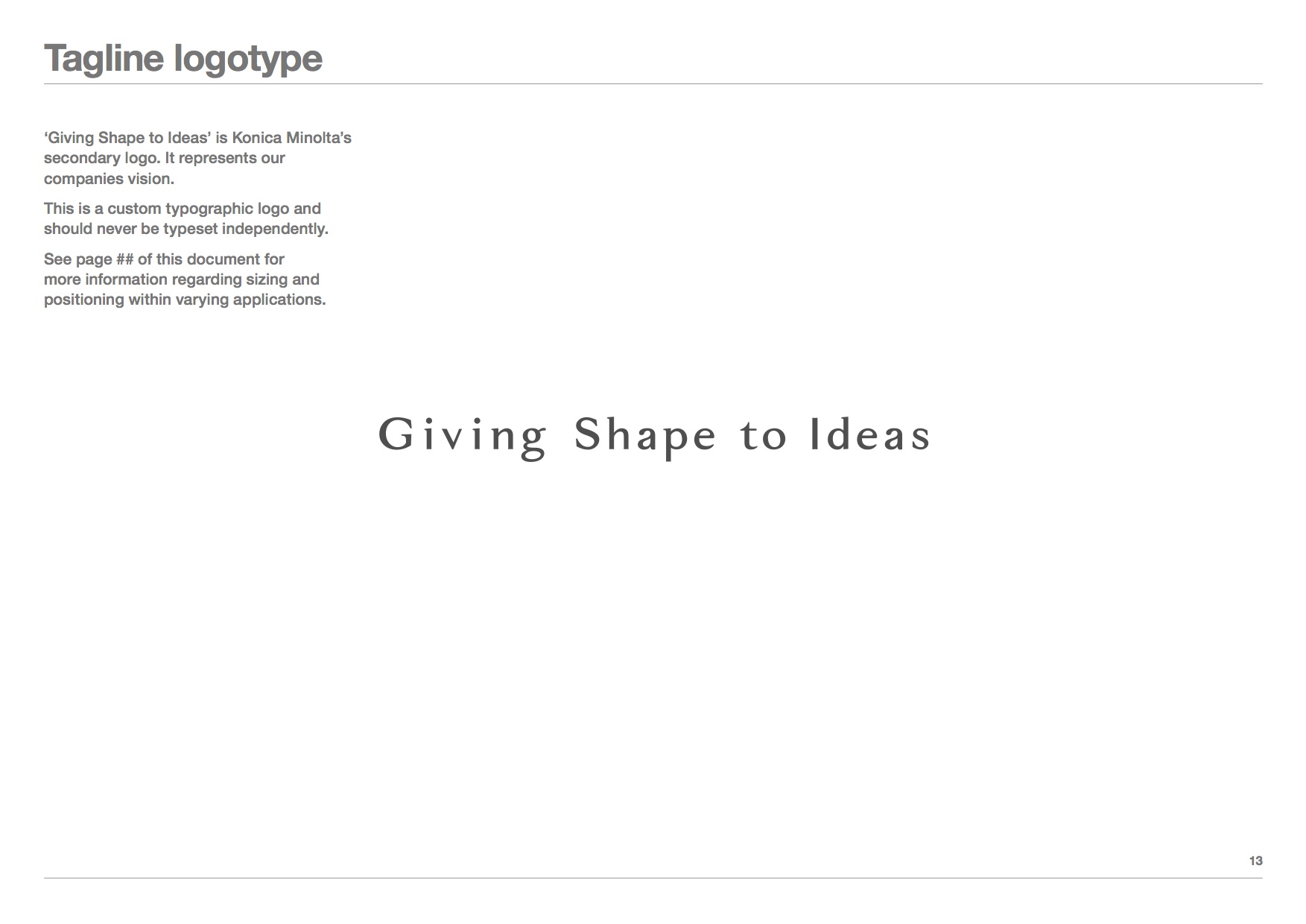 Konica Minolta Giving Shape To Ideas