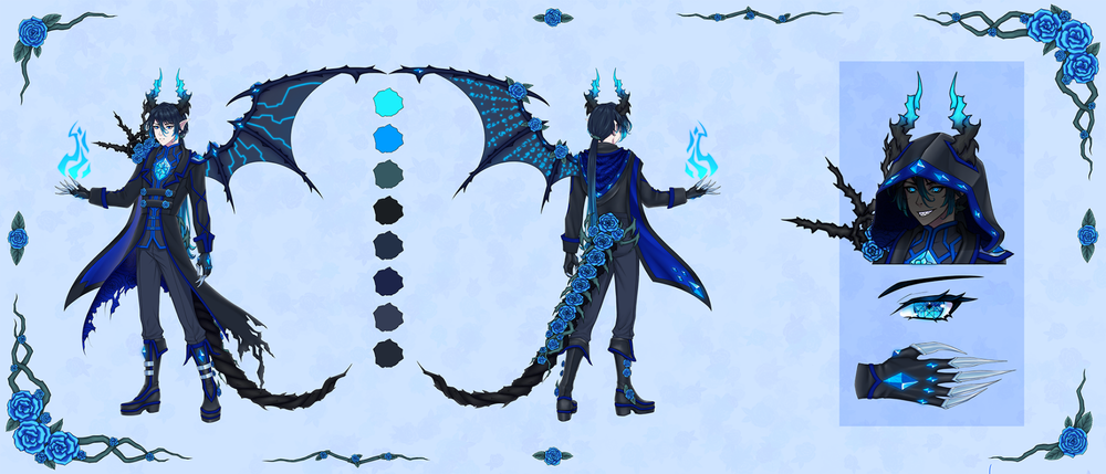 Niah Politan and Ellion Syn now have full Reference Sheets! — Amalgia