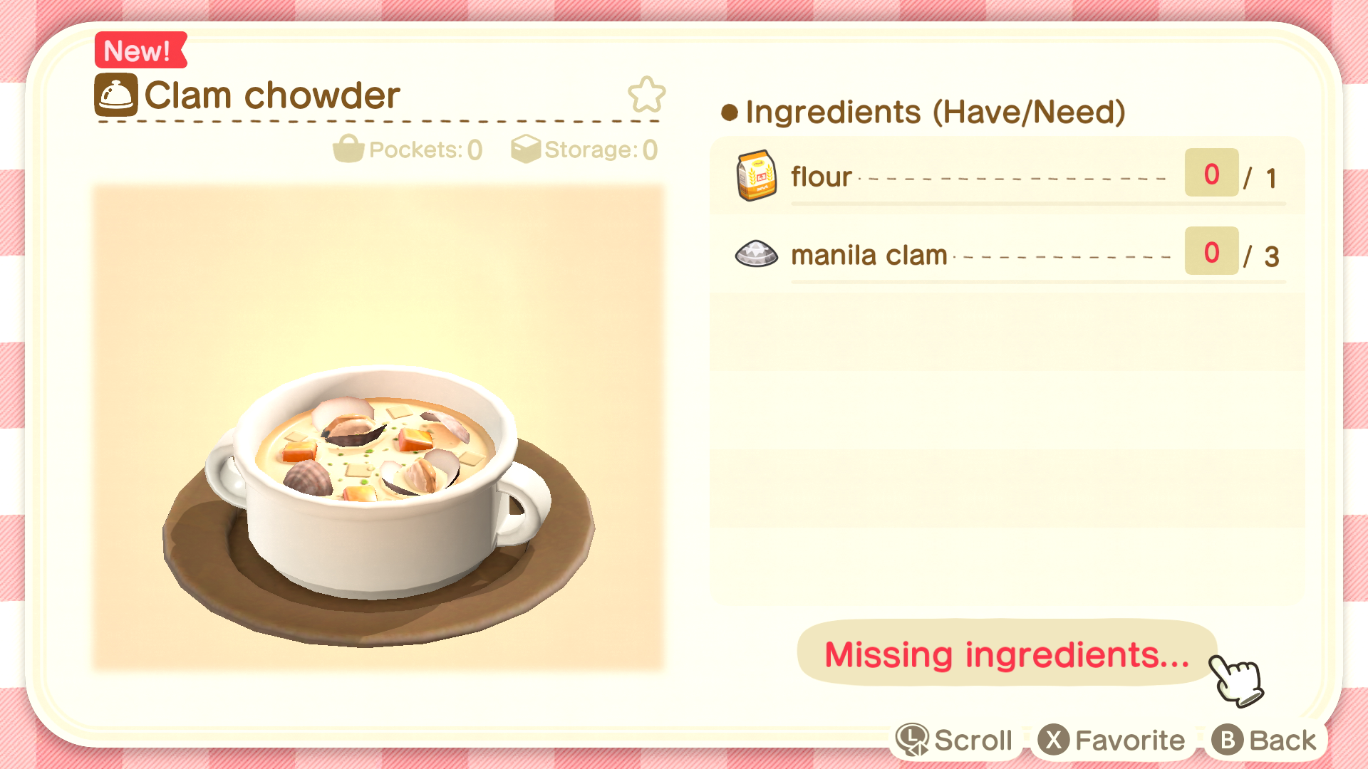 ACNH Version 2.0 Cooking Recipe Locations (Ongoing) — Amalgia