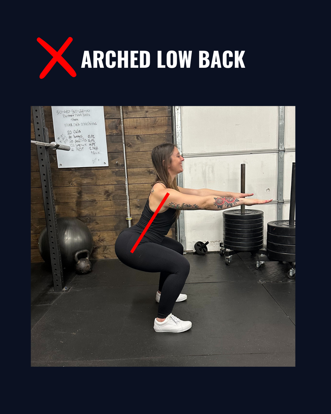 Signs Of Bad Squat Form