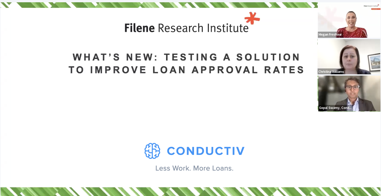 Conductiv - A Solution to Improve Loan Approvals — CONDUCTIV