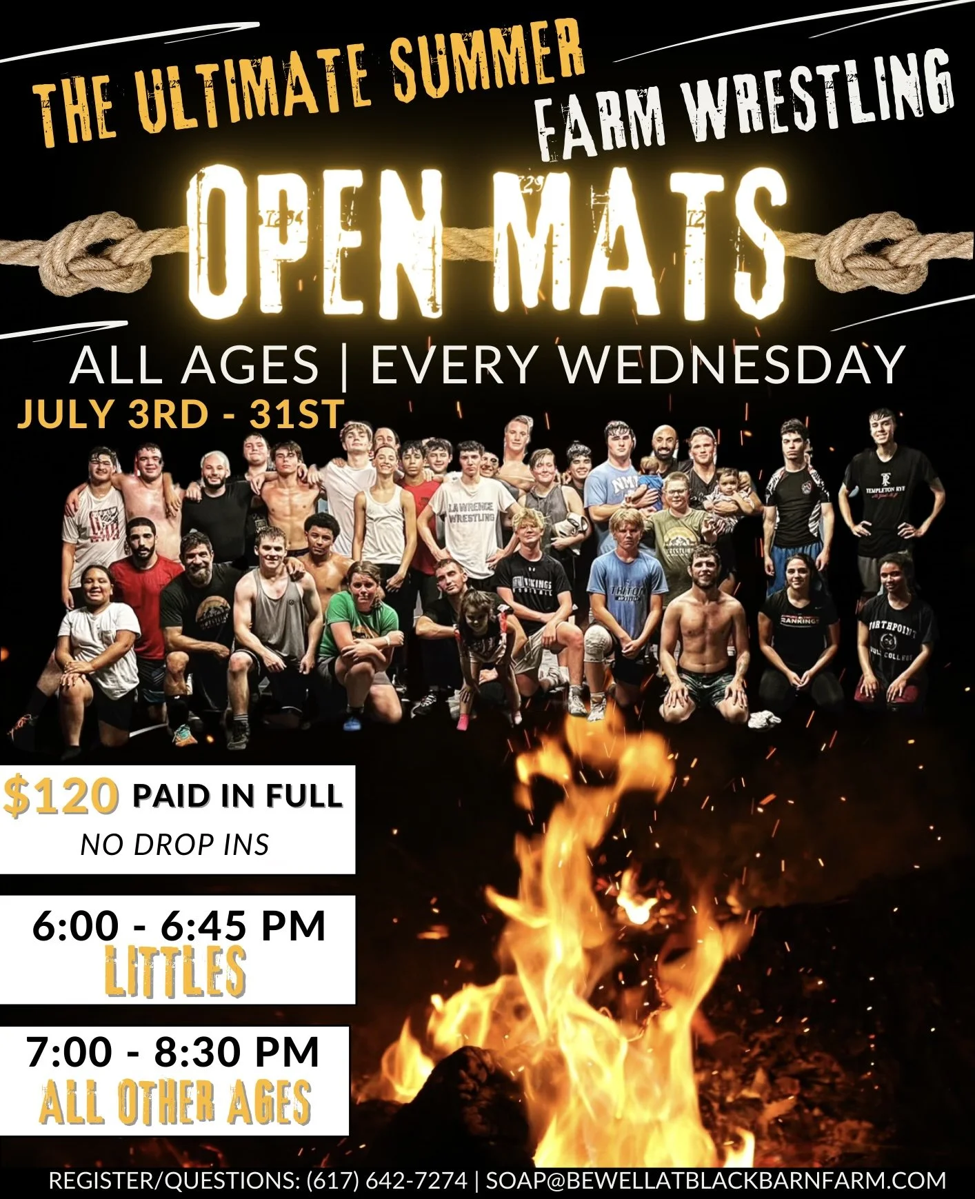 BE WELL + BE WILD WRESTLING — Be WELL at Black Barn Farm, LLC