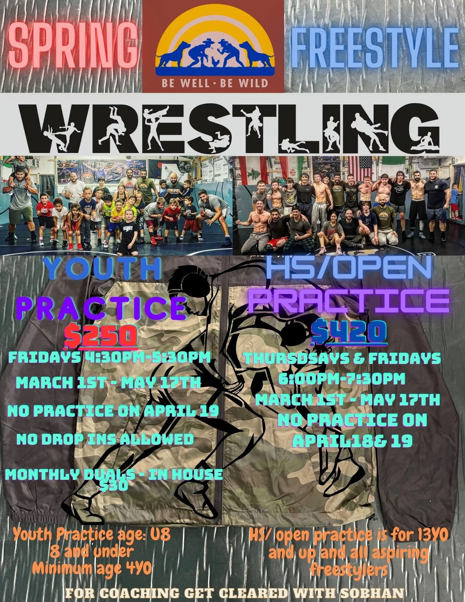 BE WELL + BE WILD WRESTLING — Be WELL at Black Barn Farm, LLC