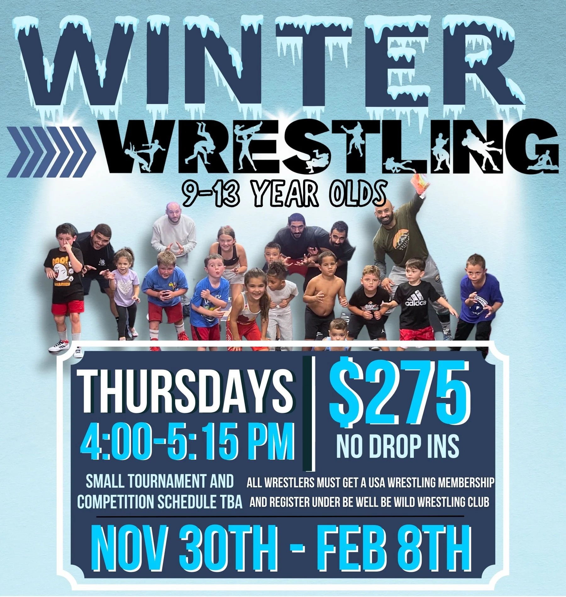 BE WELL + BE WILD WRESTLING — Be WELL at Black Barn Farm, LLC