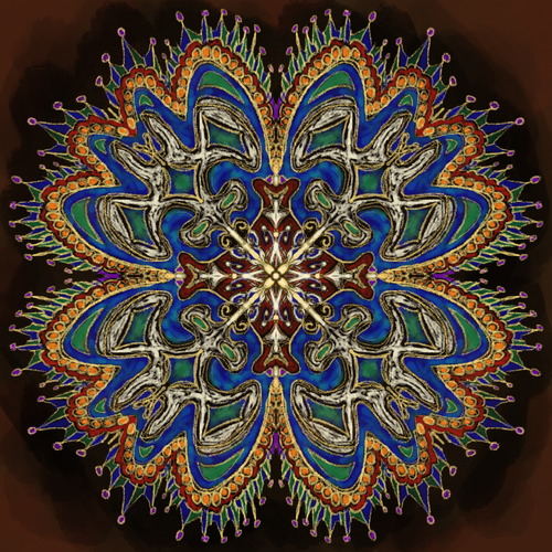 Mandala Art Collection: Drawings, Prints, Apparel — Lady Southpaw