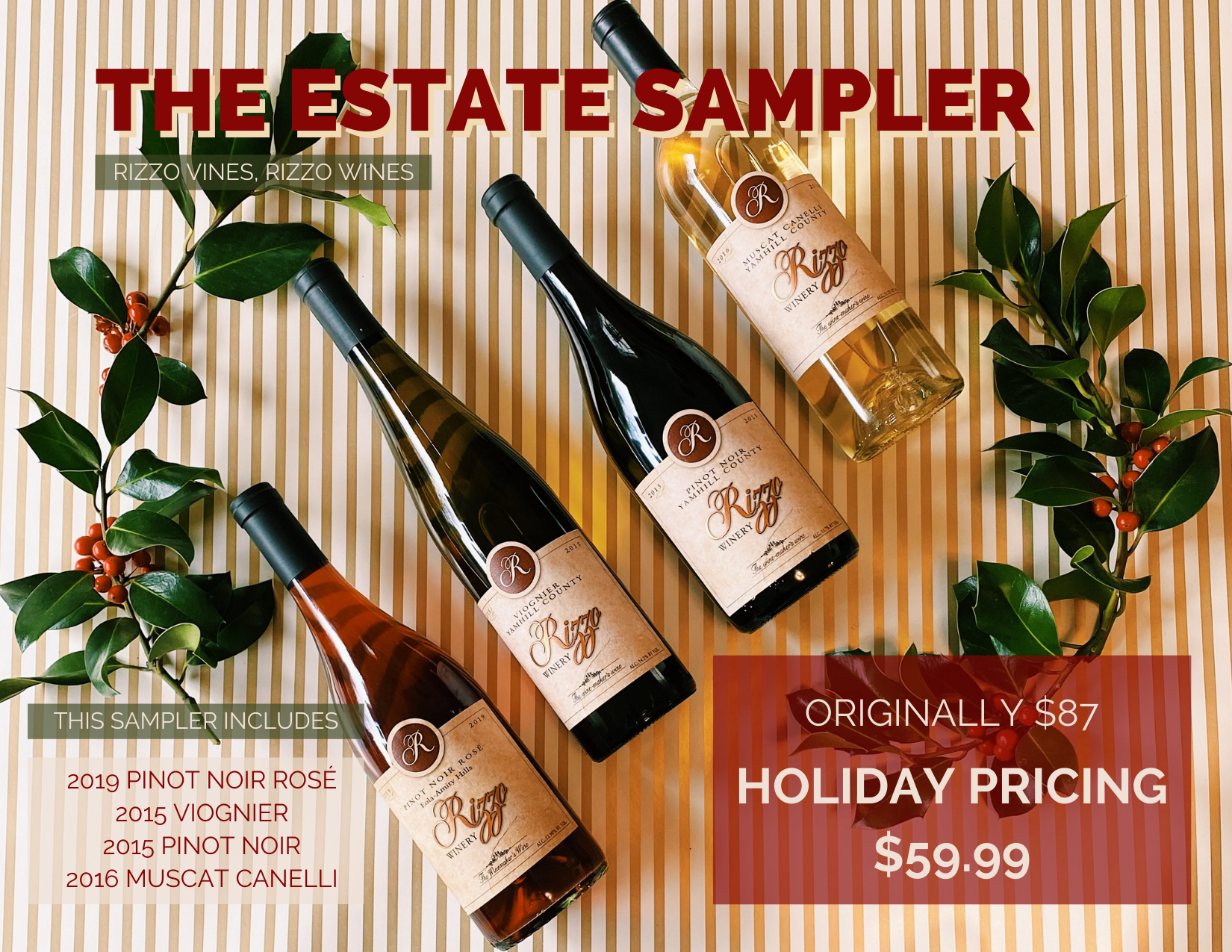 Holiday Season At Rizzo Winery! — Rizzo Winery