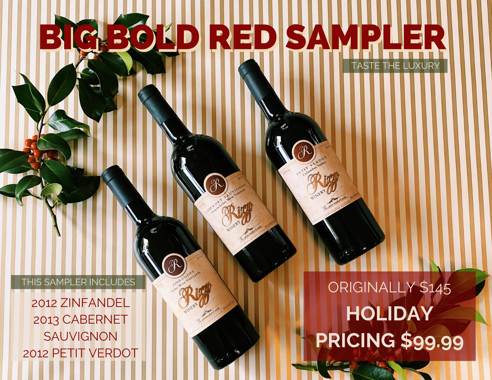 Holiday Season At Rizzo Winery! — Rizzo Winery
