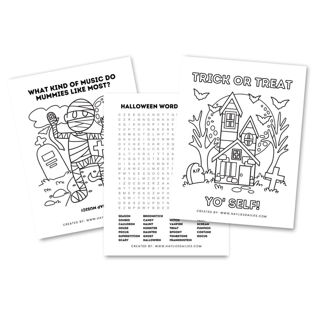 14 Free Printable Halloween Coloring And Activity Pages For Kids ...
