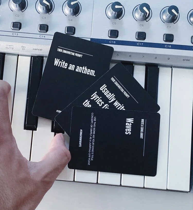 Meet the Songathon Songwriting Prompts Card Deck — Songathon